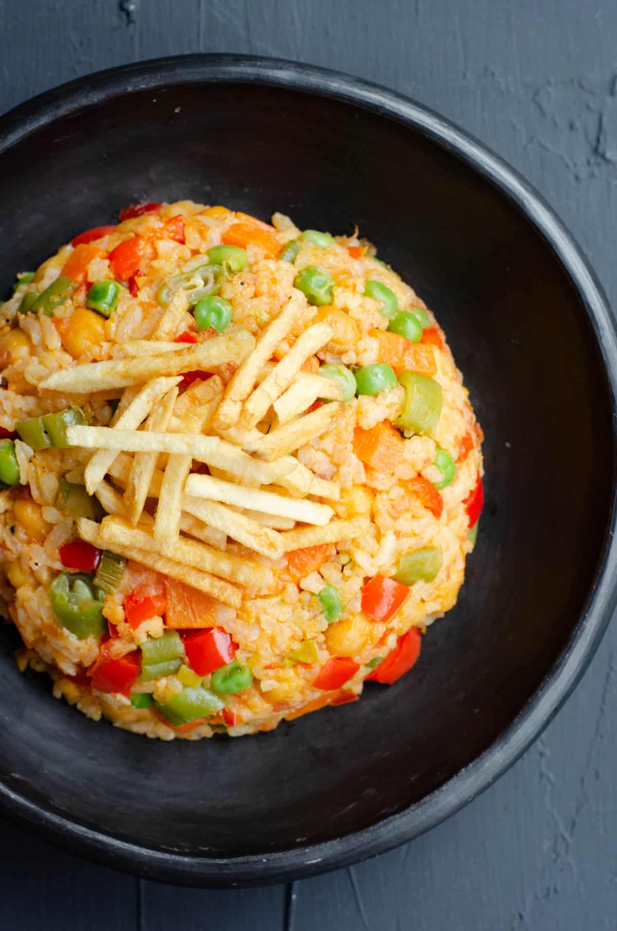 Colombian Rice with Vegetables (Arroz sin Pollo)