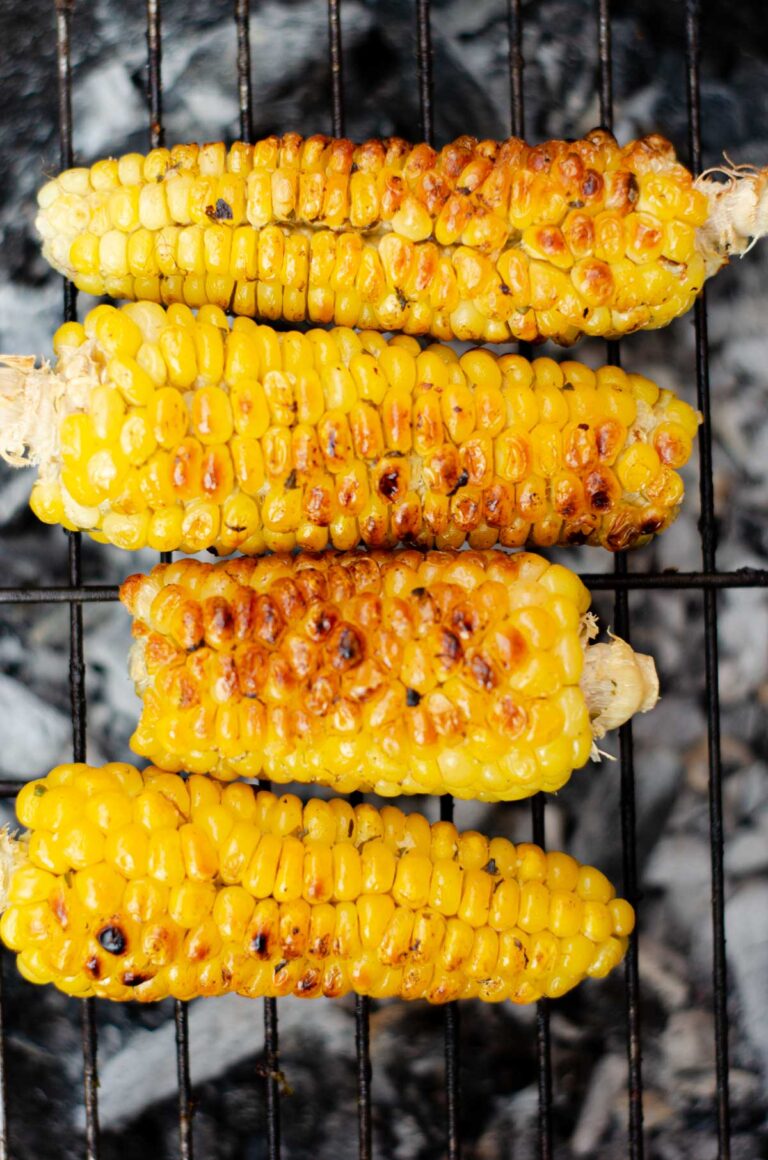 BBQ Grilled Corn on the Cob with Garlic-Herb Butter