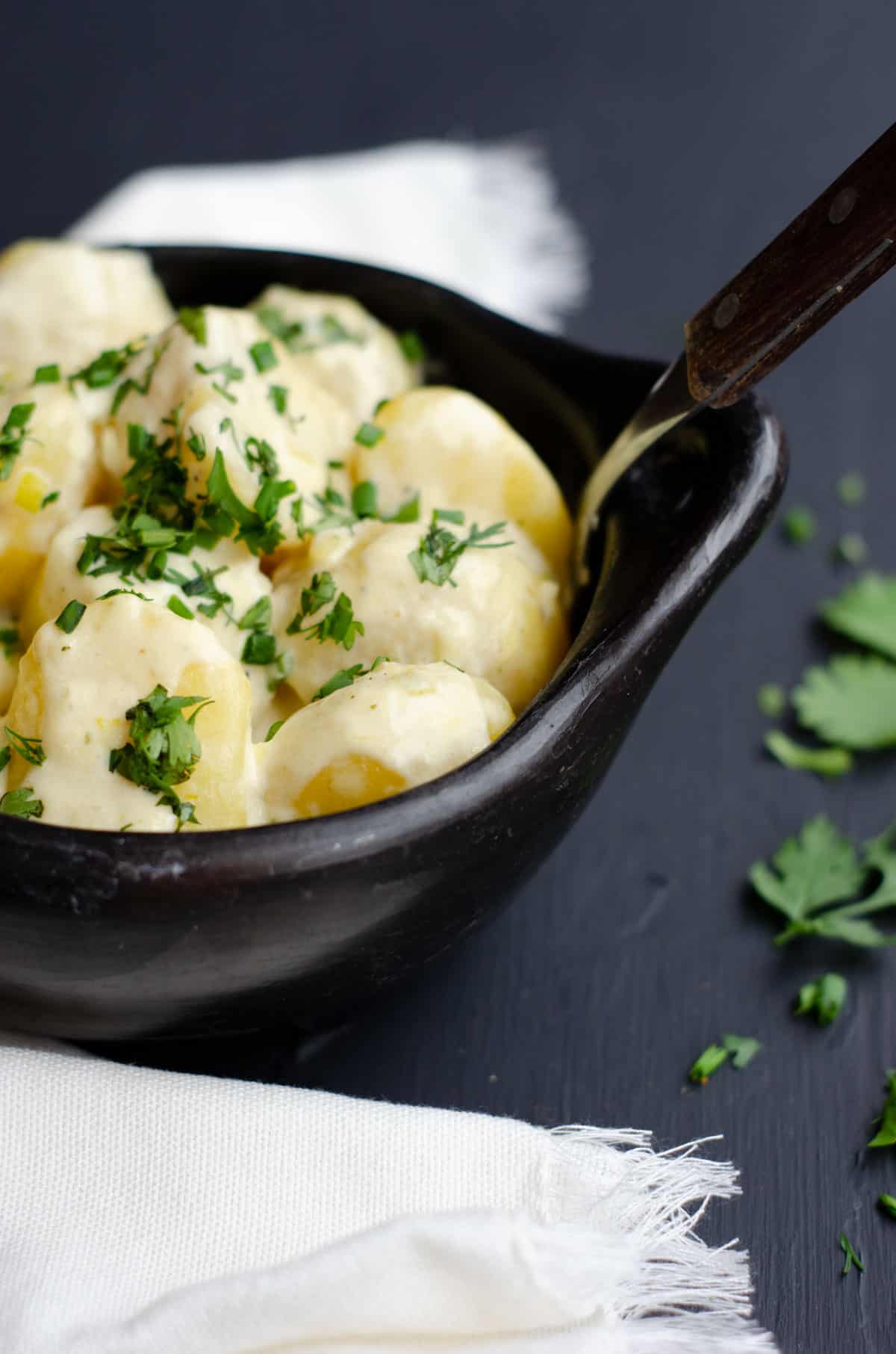 Easy Boiled Potatoes with Colombian Cream Sauce (Papas en Chupe)